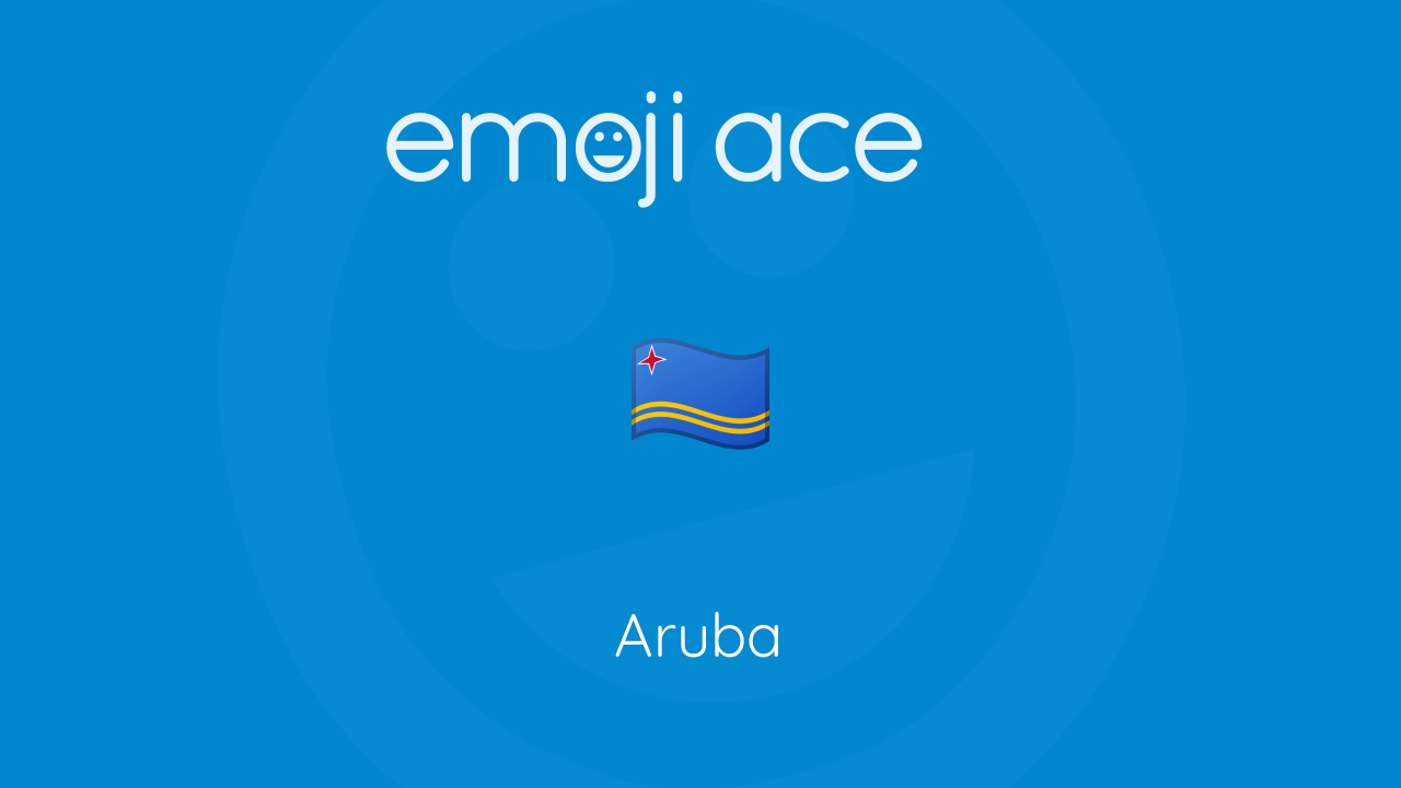 🇦🇼 Aruba - Emoji Ace
