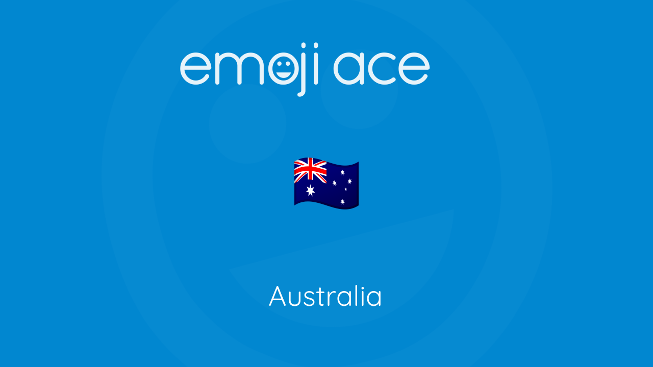 🇦🇺 Australia - Emoji Ace