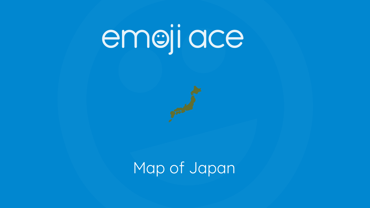 🗾 Map of Japan - Emoji Ace