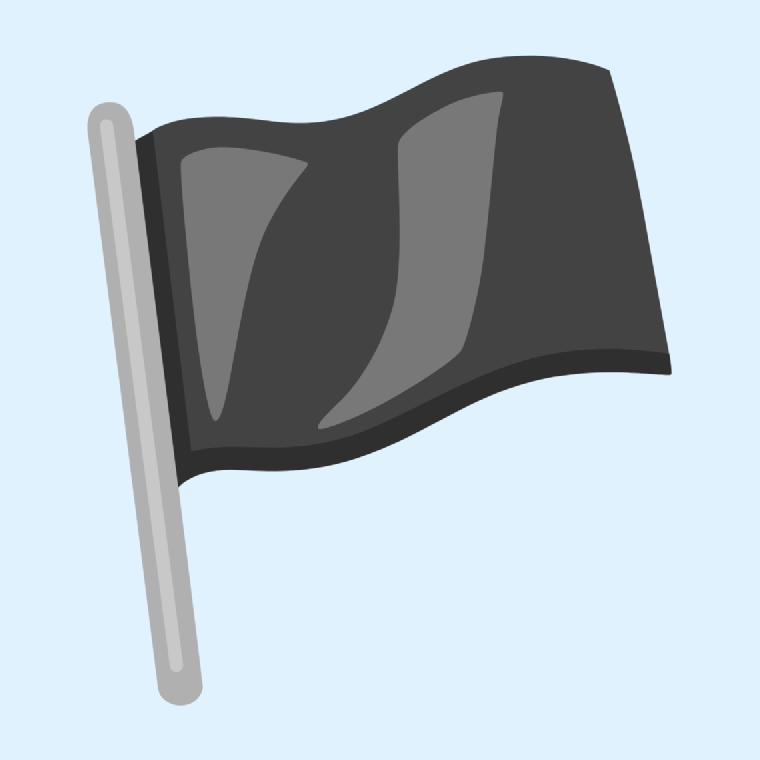 Emoji 🏴 Black flag: Meaning and Details