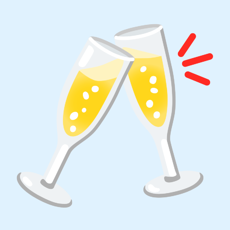Emoji 🥂 Clinking glasses: Meaning and Details