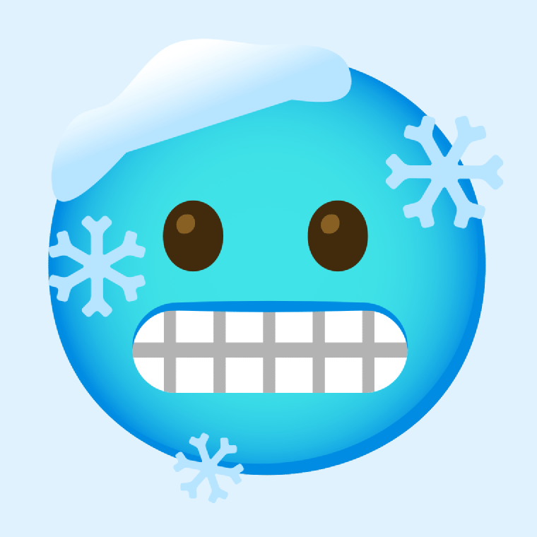 Smiley 🥶 Cold face: Meaning and Details