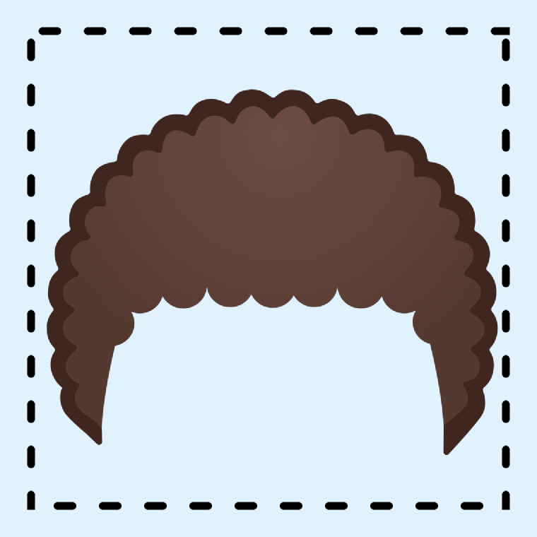 Emoji 🦱 Curly hair: Meaning and Details
