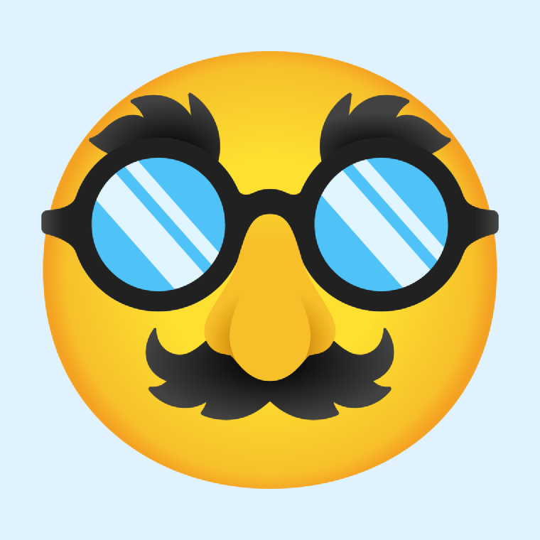 Smiley 🥸 Disguised face: Meaning and Details