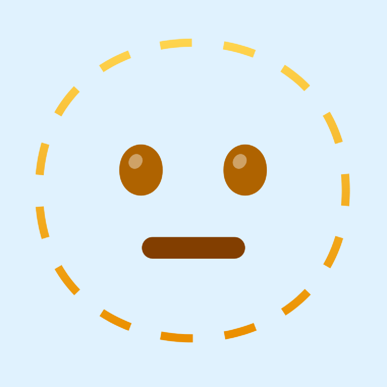 Smiley 🫥 Dotted line face: Meaning and Details