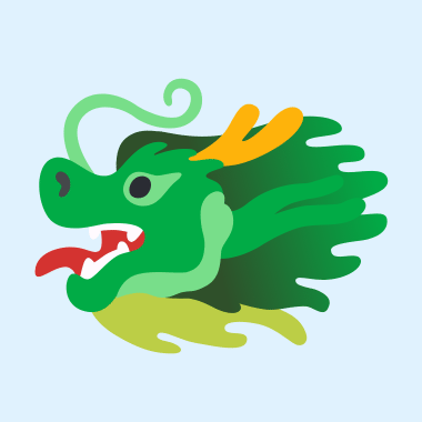 Emoji 🐲 Dragon face: Meaning and Details