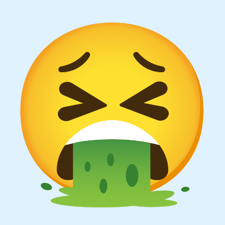 Smiley 🤮 Face vomiting: Meaning and Details
