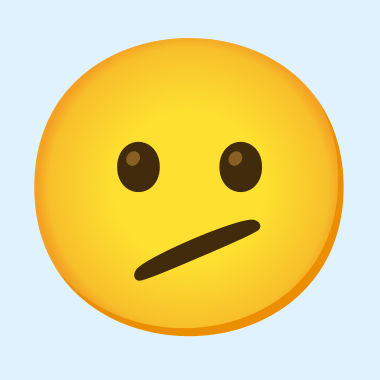 Smiley 🫤 Face with diagonal mouth: Meaning and Details