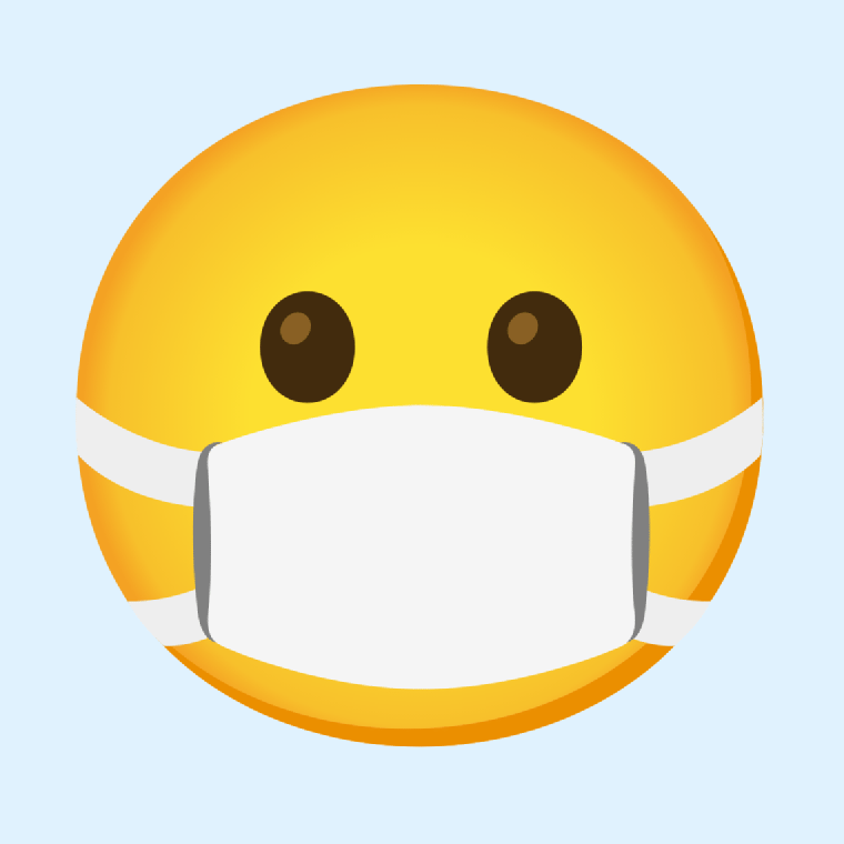 Smiley 😷 Face with medical mask: Meaning and Details