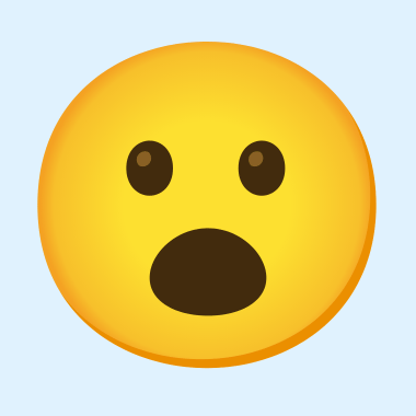 Smiley 😮 Face with open mouth: Meaning and Details