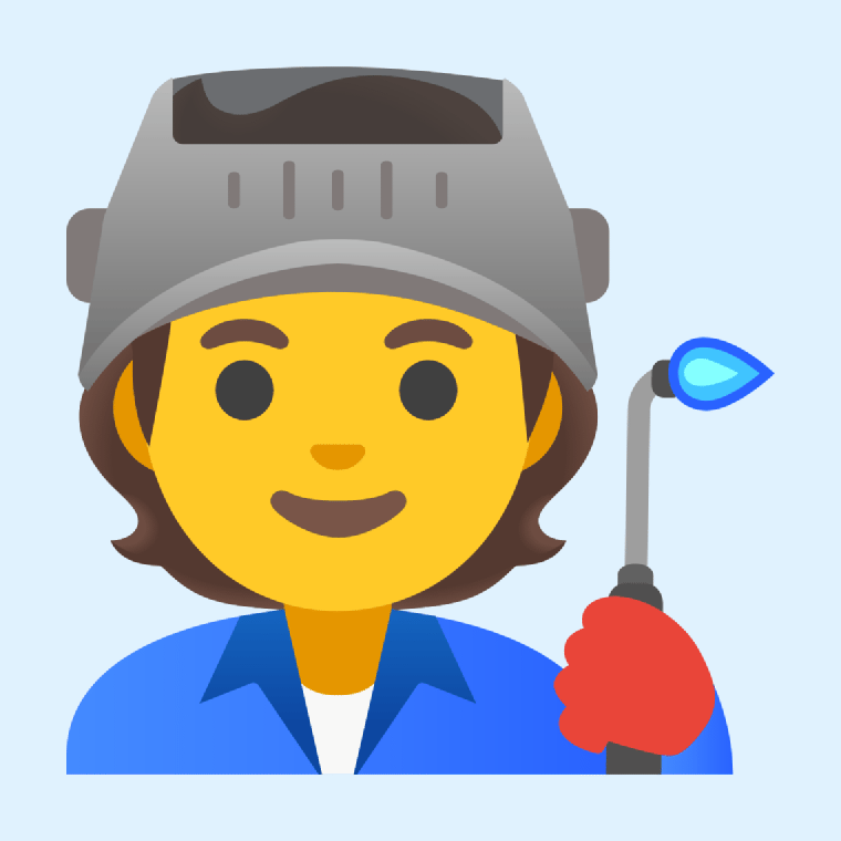 Emoji 🧑‍🏭 Factory worker: Meaning and Details