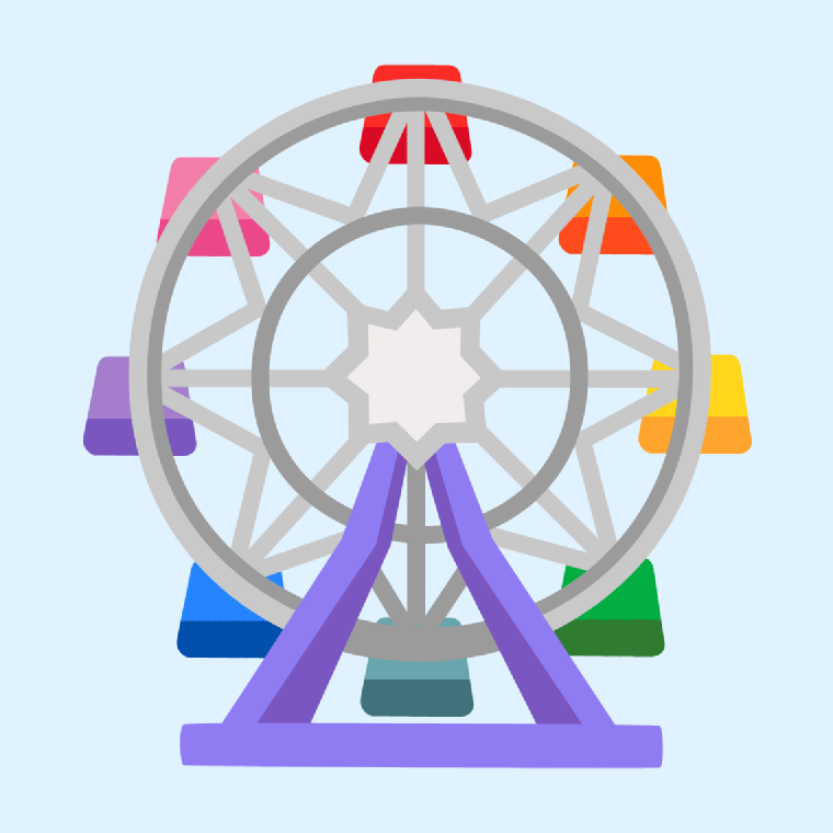 Emoji 🎡 Ferris wheel: Meaning and Details