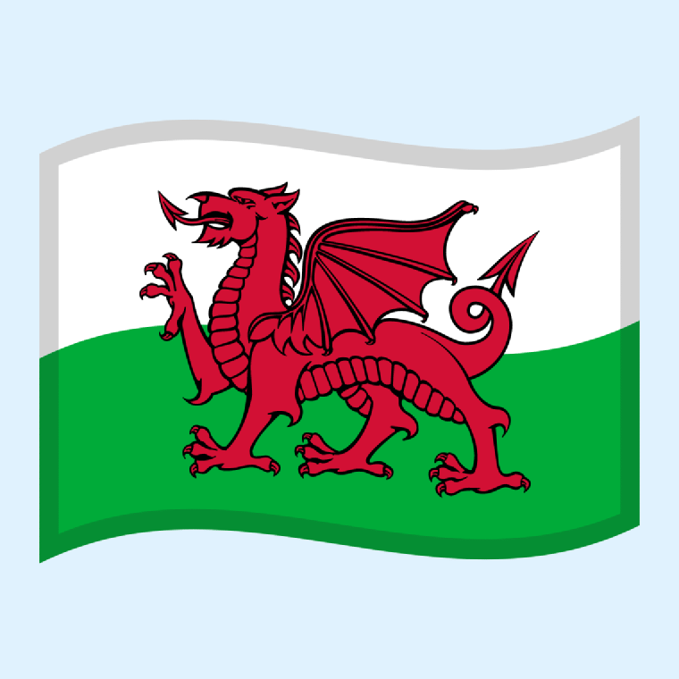 Flag 🏴󠁧󠁢󠁷󠁬󠁳󠁿 Wales Emoji