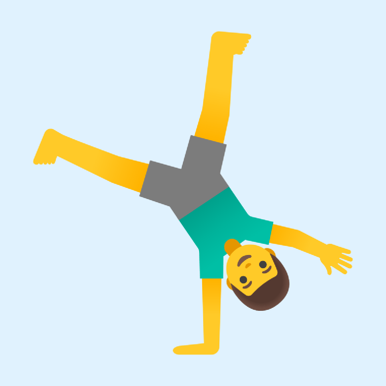 Emoji 🤸‍♂️ Man cartwheeling: Meaning and Details