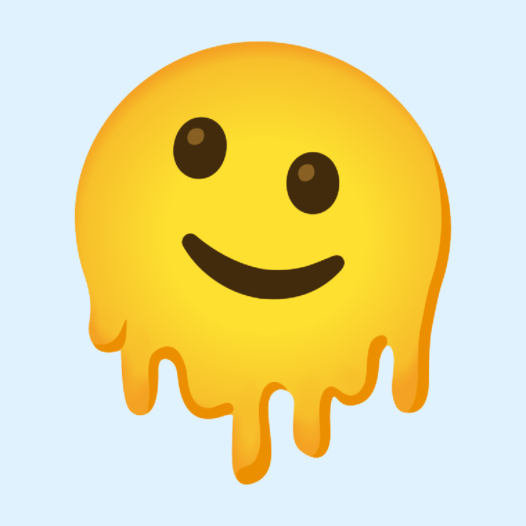 Smiley 🫠 Melting face: Meaning and Details