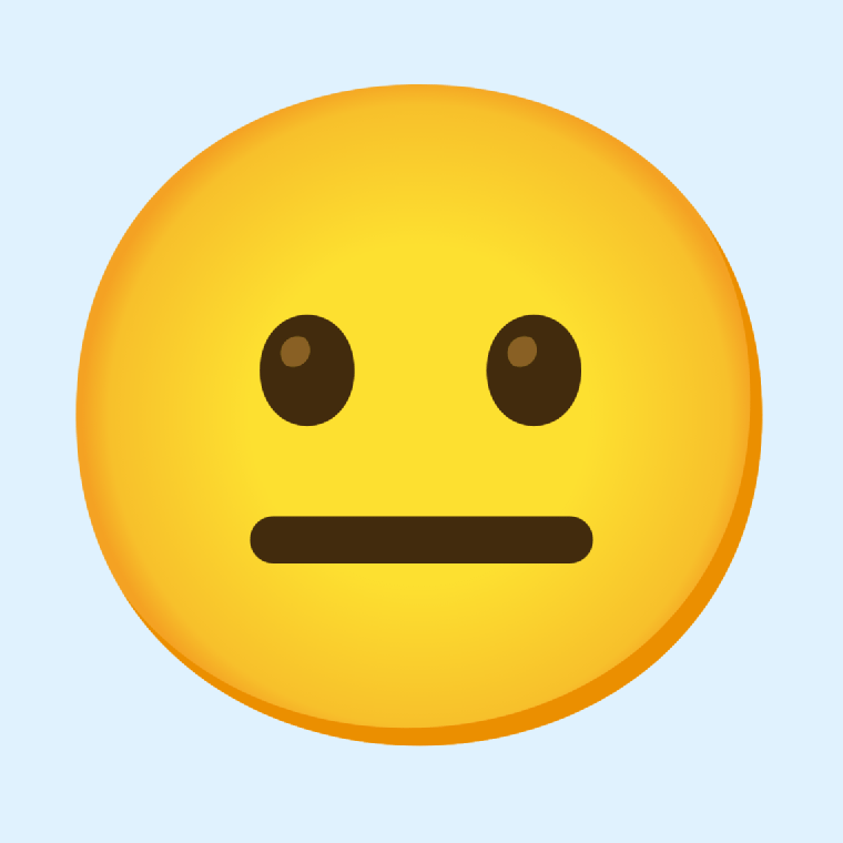 Smiley 😐 Neutral face: Meaning and Details