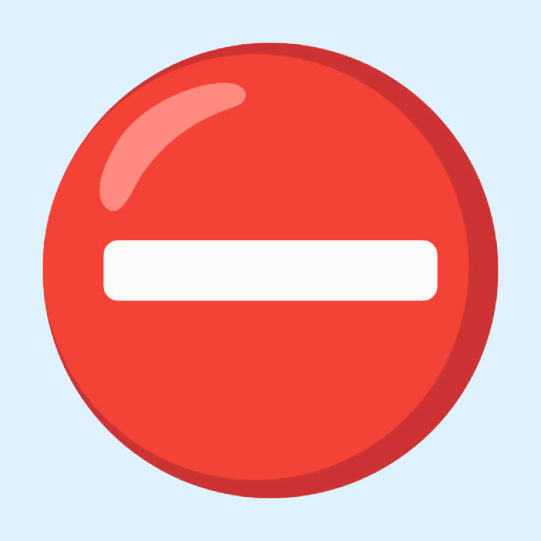 Emoji ⛔ No entry: Meaning and Details