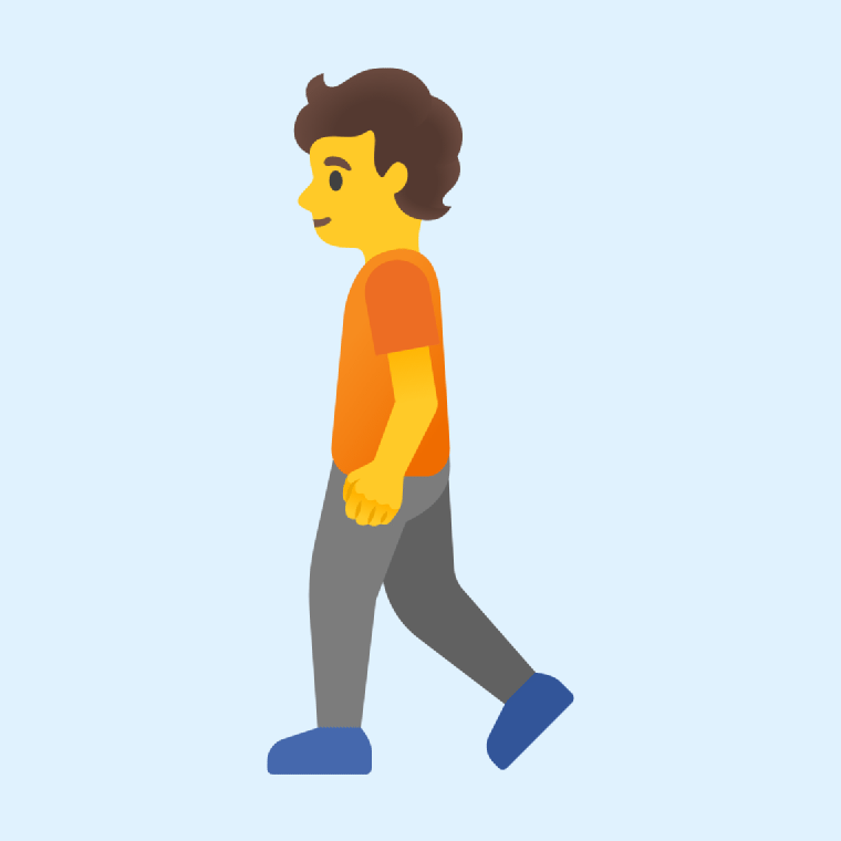 Emoji 🚶 Person walking: Meaning and Details