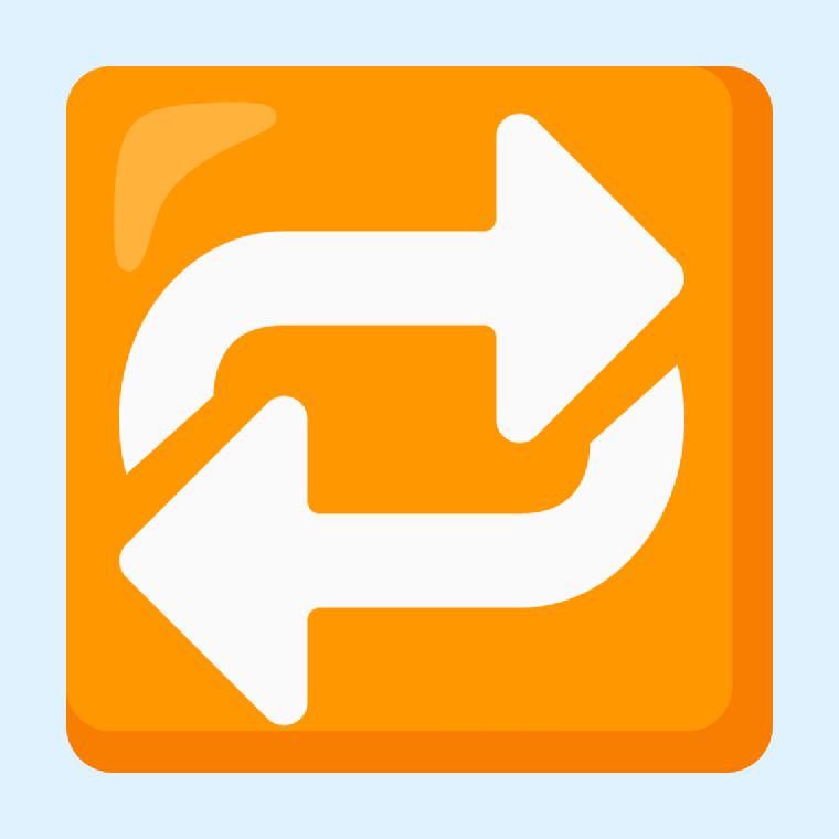 Emoji 🔁 Repeat button: Meaning and Details