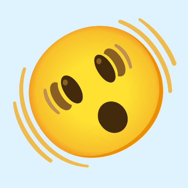 Smiley 🫨 Shaking face: Meaning and Details