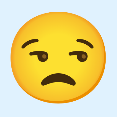 Smiley 😒 Unamused face: Meaning and Details