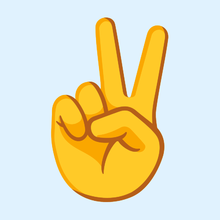 Emoji ️ Victory hand: Meaning and Details