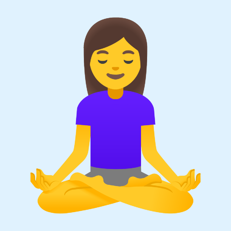 Emoji 🧘‍♀️ Woman in lotus position: Meaning and Details