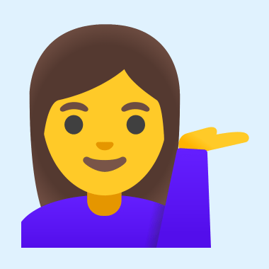 Emoji 💁‍♀️ Woman tipping hand: Meaning and Details