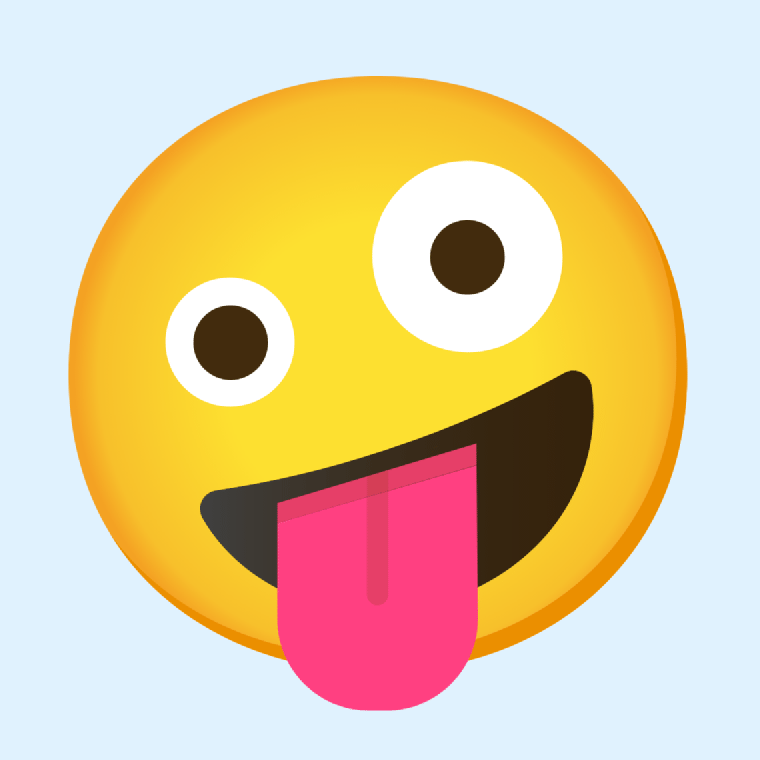 Smiley 🤪 Zany face: Meaning and Details