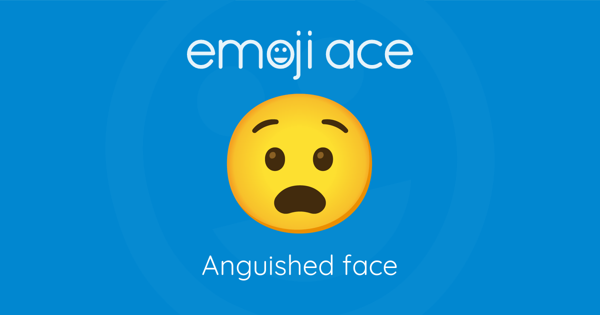 Smiley 😧 Anguished face: Meaning and Details