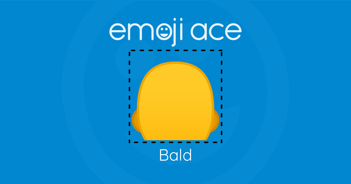 Emoji 🦲 Bald: Meaning and Details