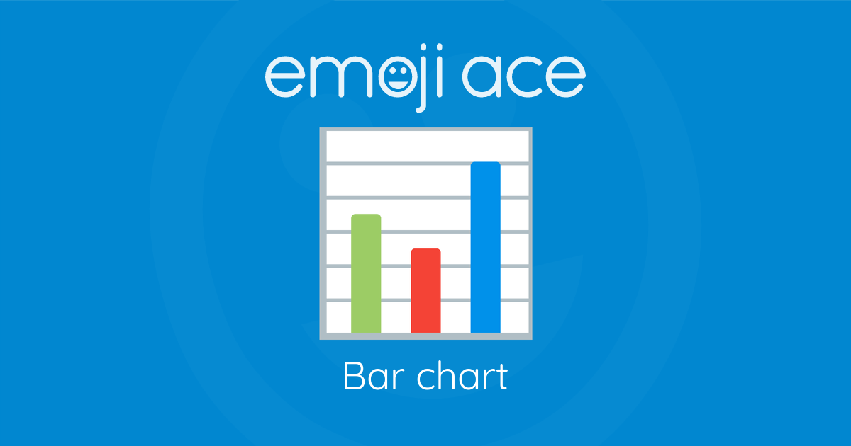 Emoji 📊 Bar chart: Meaning and Details