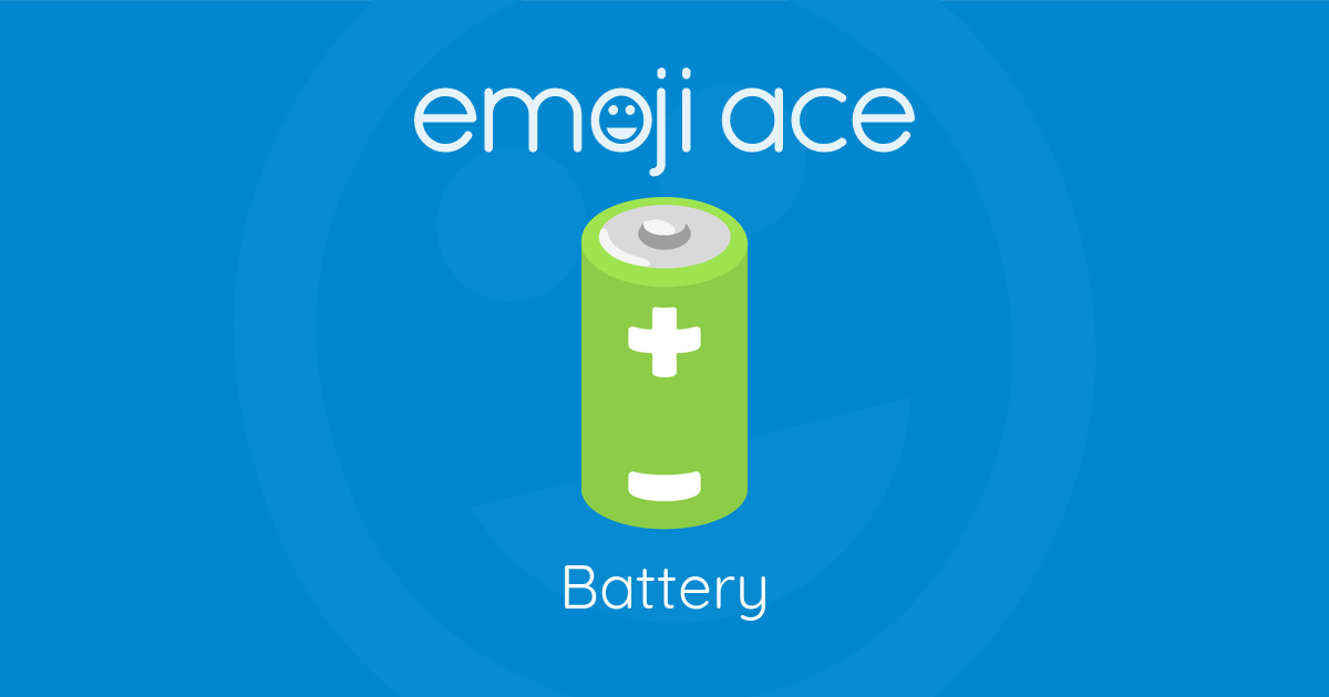 Emoji 🔋 Battery: Meaning and Details