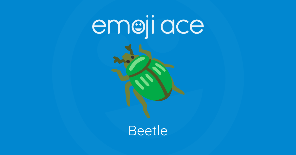 Emoji 🪲 Beetle: Meaning and Details