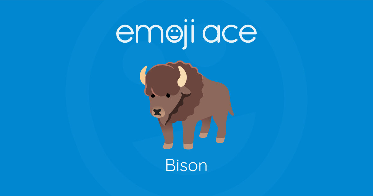 Emoji 🦬 Bison: Meaning and Details