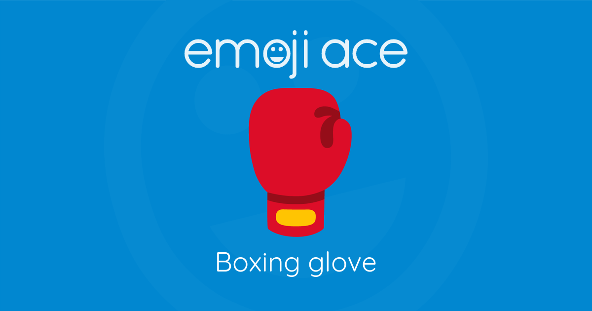 Emoji 🥊 Boxing glove: Meaning and Details