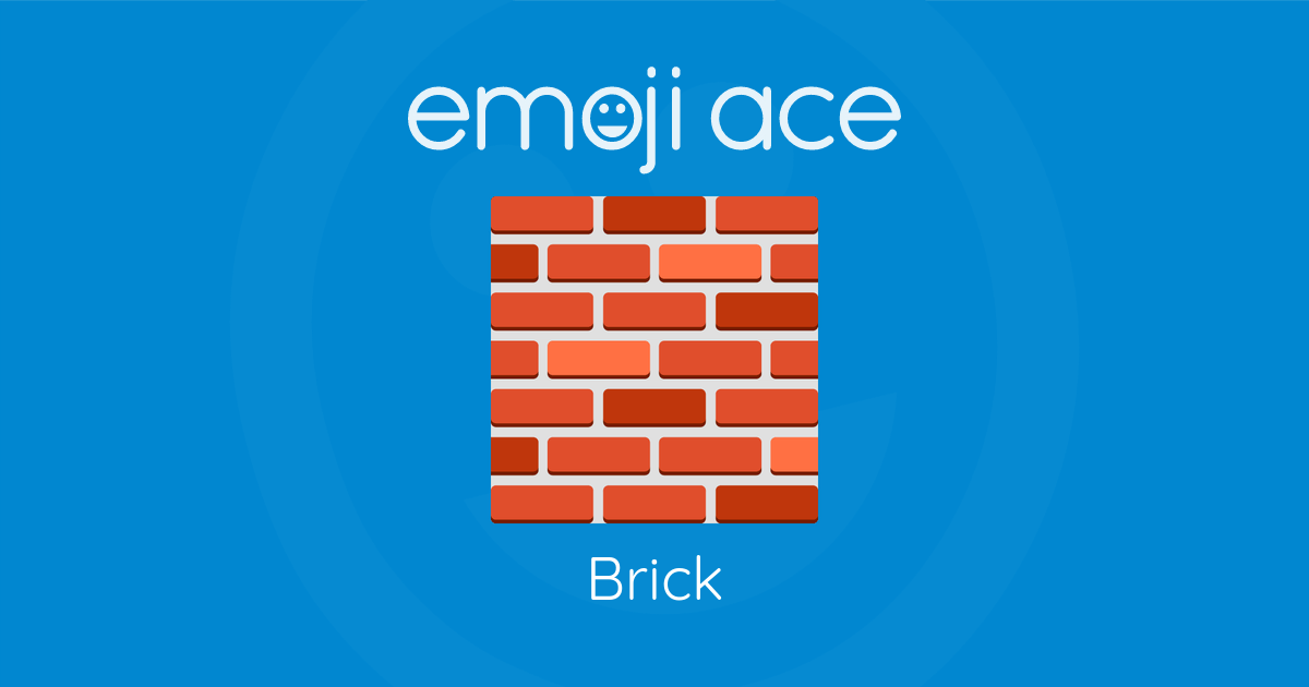 Emoji 🧱 Brick: Meaning and Details