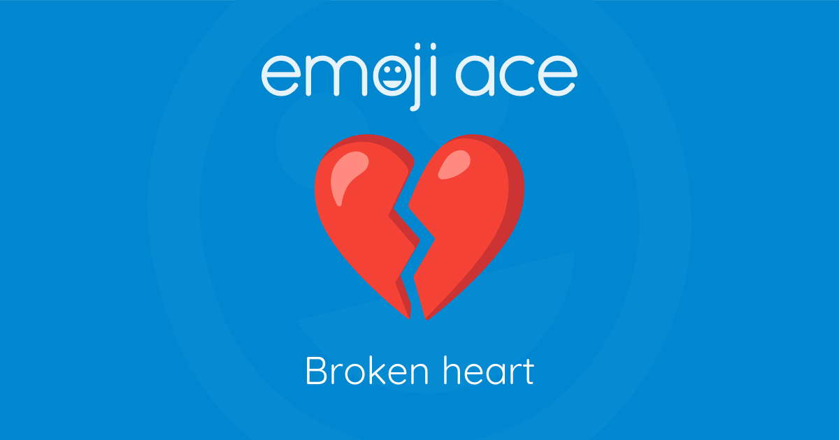 Emoji 💔 Broken heart: Meaning and Details