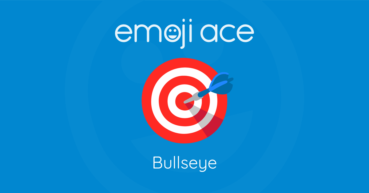 Emoji 🎯 Bullseye: Meaning and Details