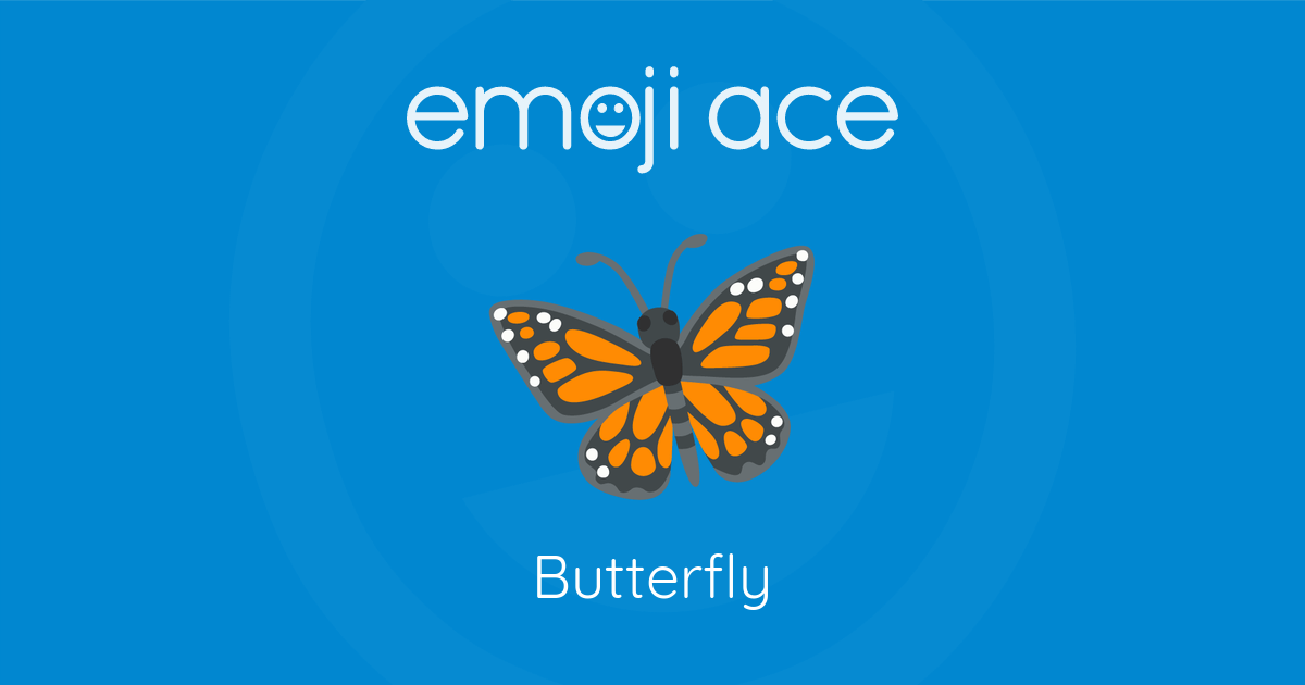 Emoji 🦋 Butterfly: Meaning and Details