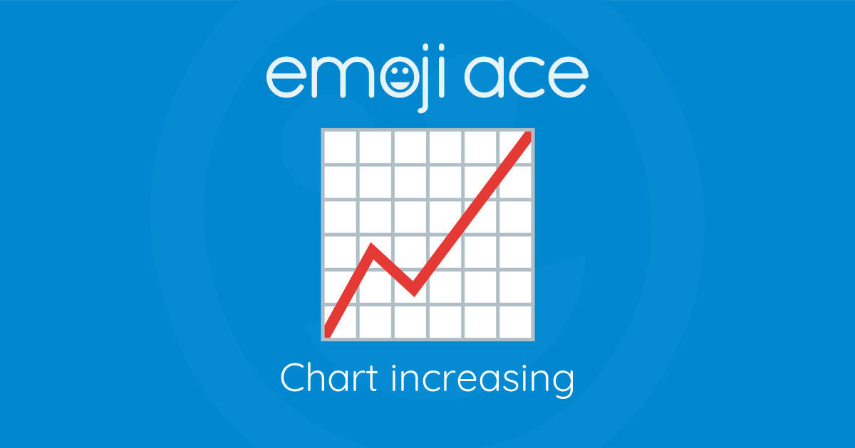 Emoji 📈 Chart increasing: Meaning and Details