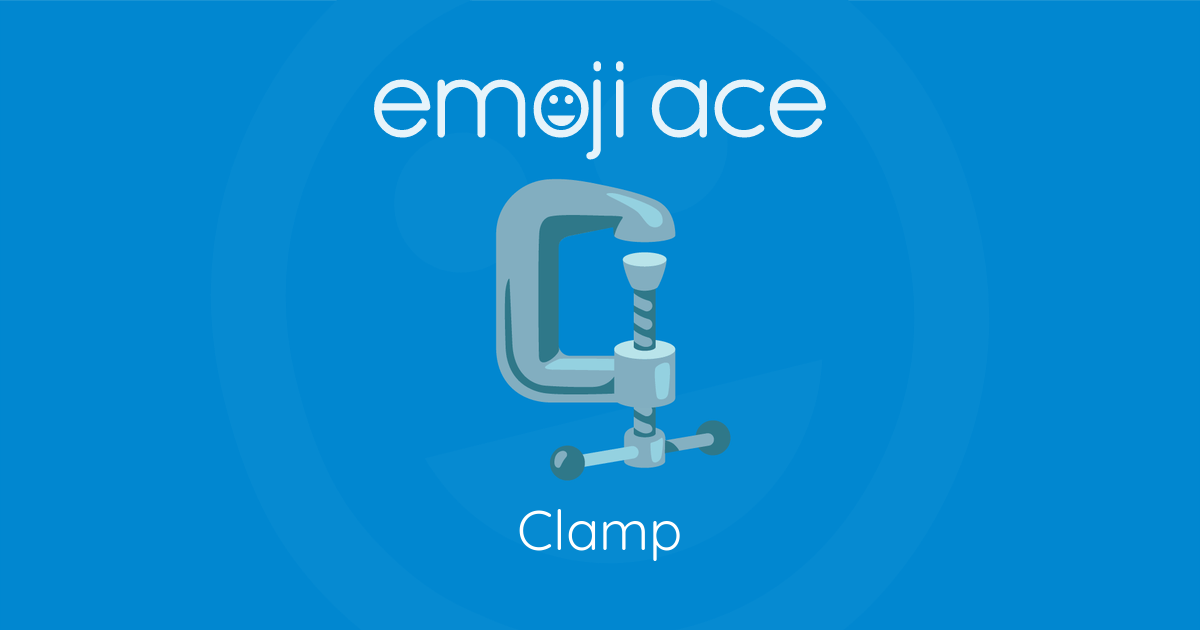 Emoji 🗜️ Clamp: Meaning and Details