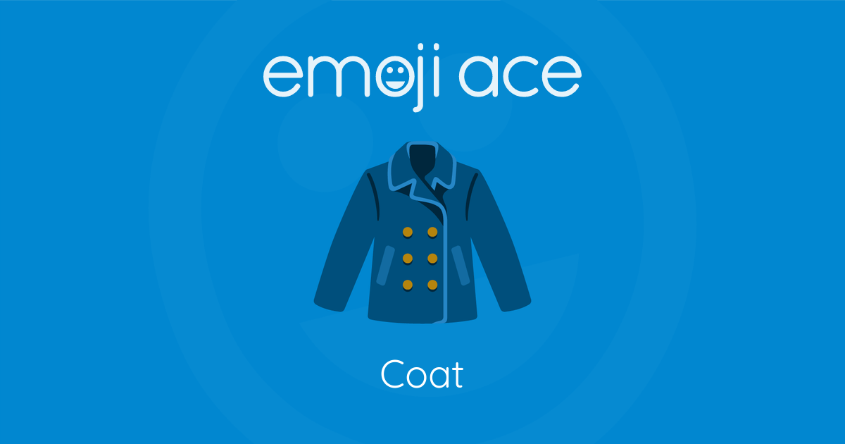 Emoji 🧥 Coat: Meaning and Details
