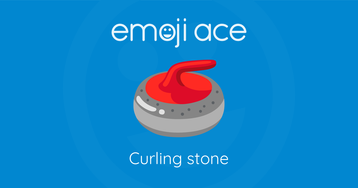 Emoji 🥌 Curling stone: Meaning and Details