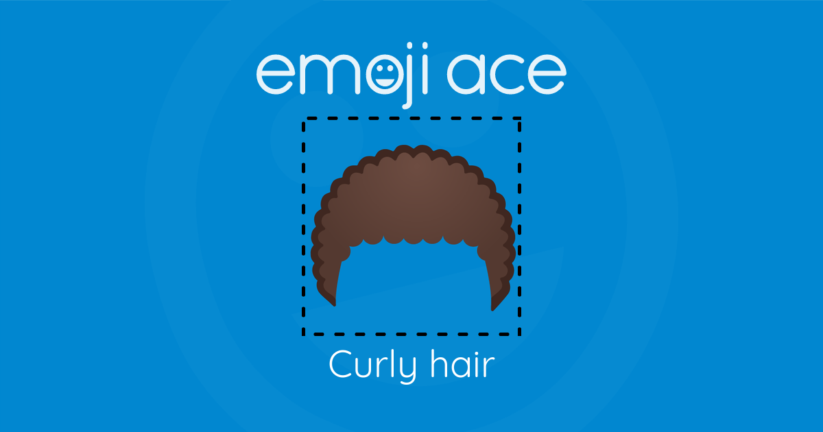 Emoji 🦱 Curly hair: Meaning and Details