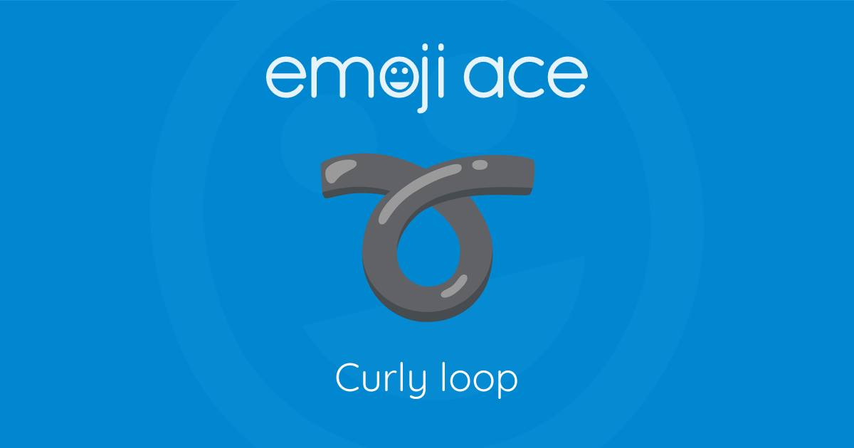 Emoji Curly loop: Meaning and Details