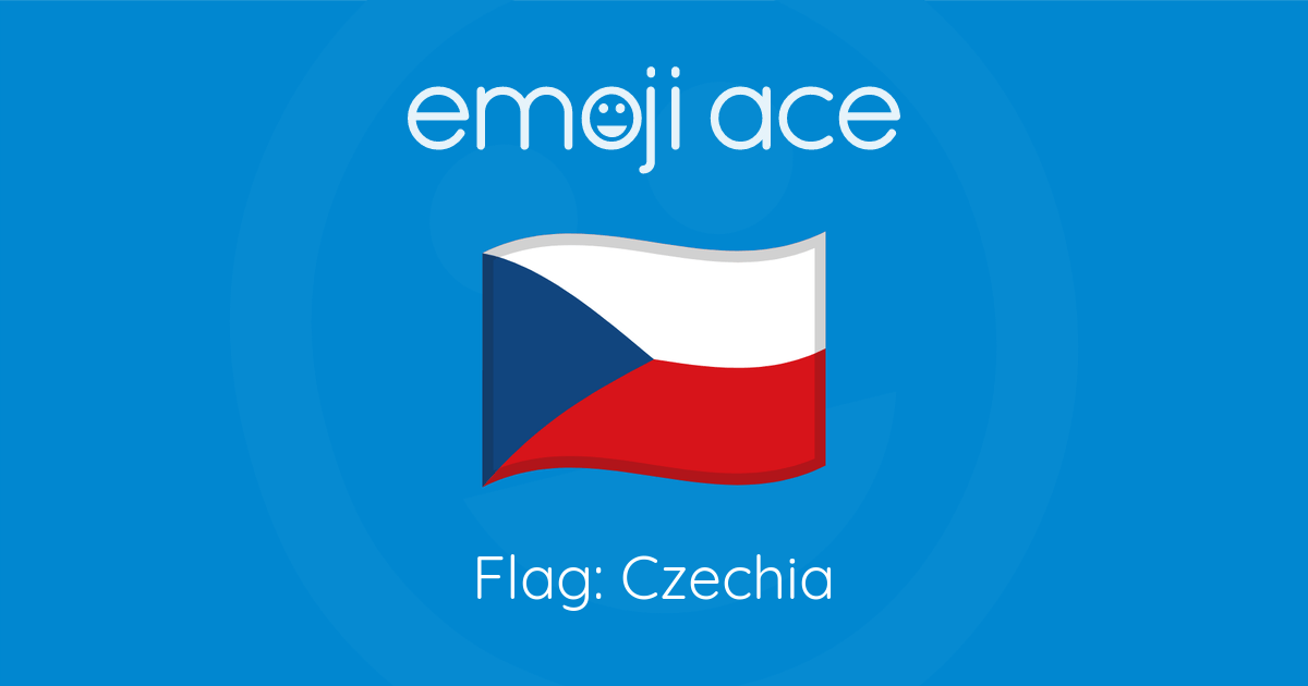 Flag 🇨🇿 Czechia Emoji
