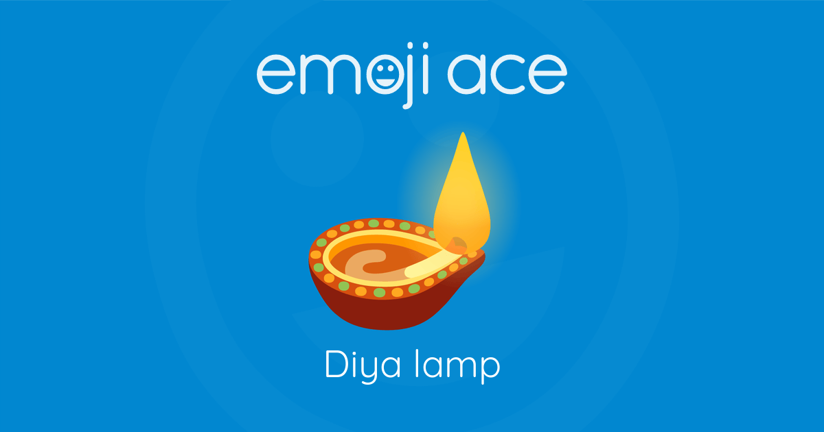 Emoji 🪔 Diya lamp: Meaning and Details