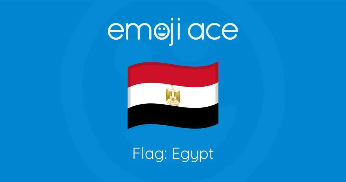 Flag 🇪🇬 Egypt Emoji
