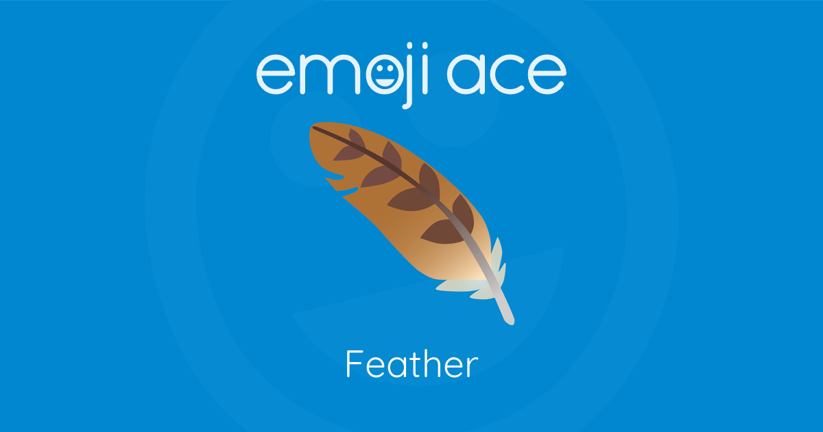 Emoji 🪶 Feather: Meaning and Details